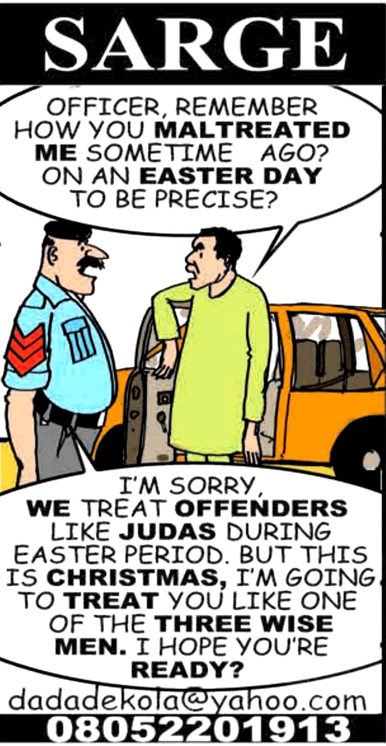 Cartoon: Sarge of different seasons - Vanguard News