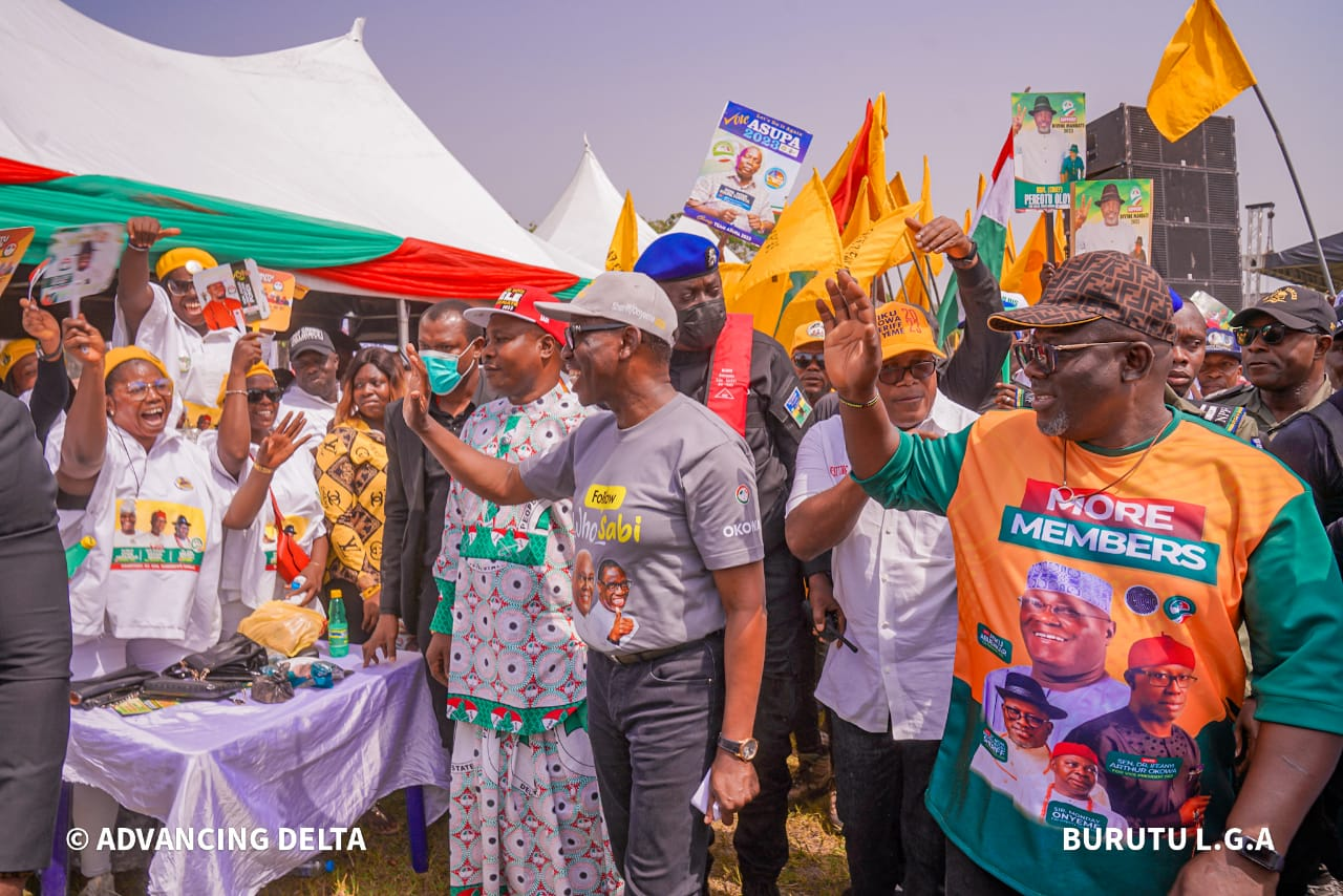 2023: PDP Campaign train belts in Burutu - Vanguard News