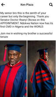 Jubilation as Okolugbo becomes CMD DELSUTH, the first Ndokwa/Ukwuani