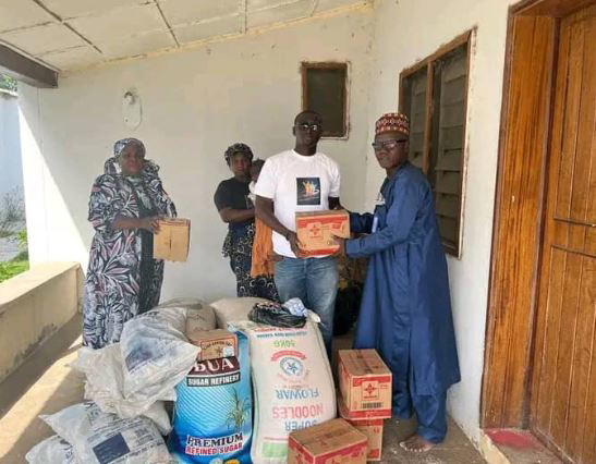 Wisdom Kwati Donates Relief Materials Food To Flood Victims Adamawa State