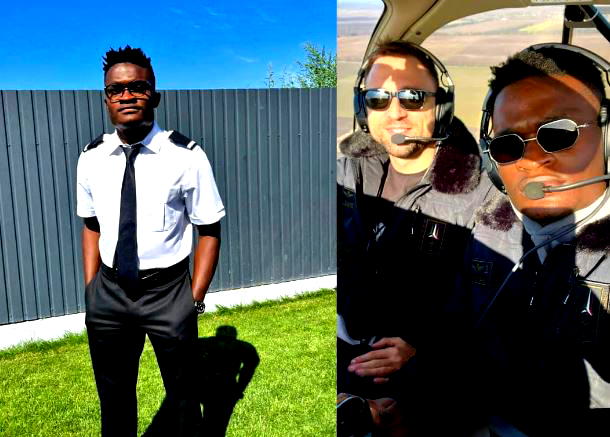 Meet young Nigerian pilot Daniel Ikechukwu Nwogbo with 203 flight time experience in Ukraine