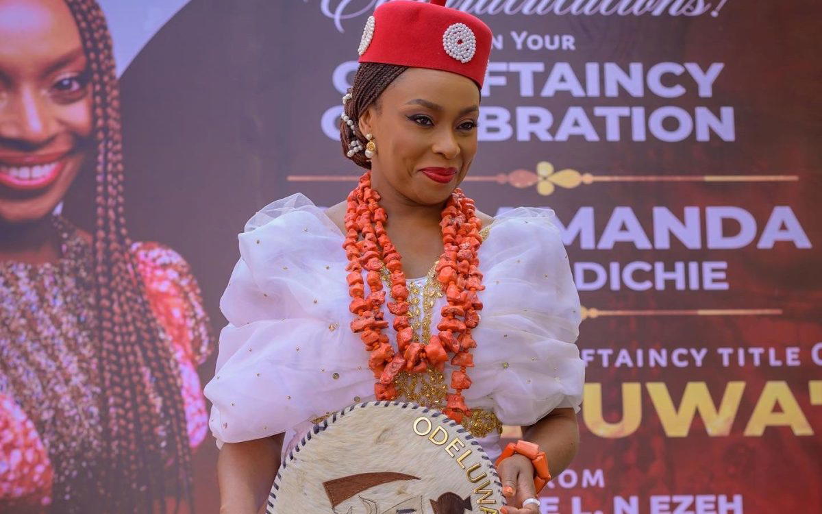 Chimamanda becomes first woman to receive chieftaincy title in hometown ...