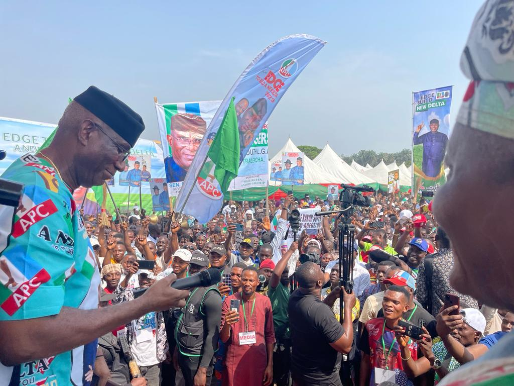 Omo-Agege trots out achievements as campaign hits Delta central ...