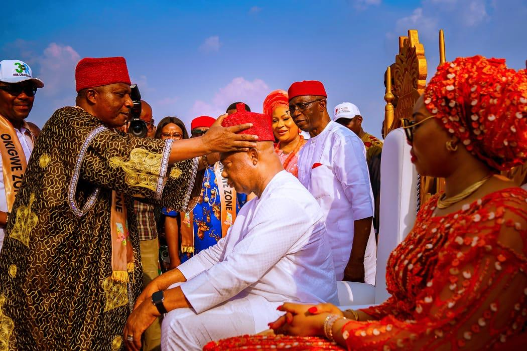 Okigwe zone confers chieftaincy title on Governor Uzodimma - Vanguard News