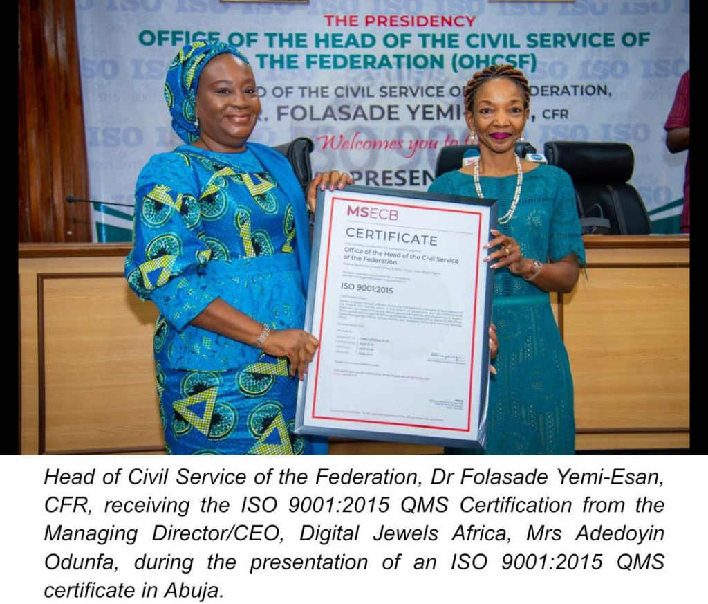 MDAs, Civil Servants tasked on QMS in service delivery - Vanguard News