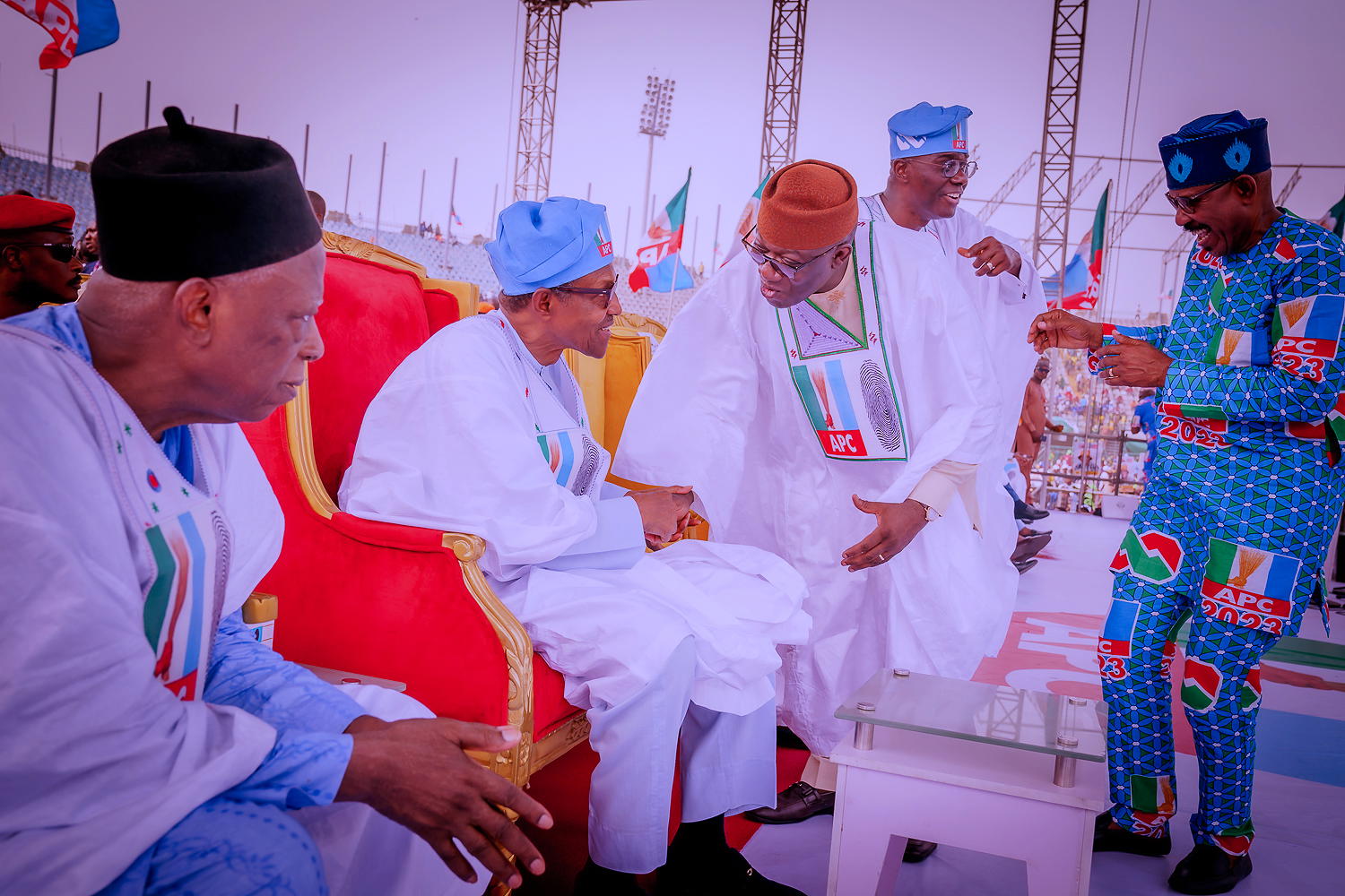 Photos: Buhari participates at Grand Finale of APC Presidential rally ...