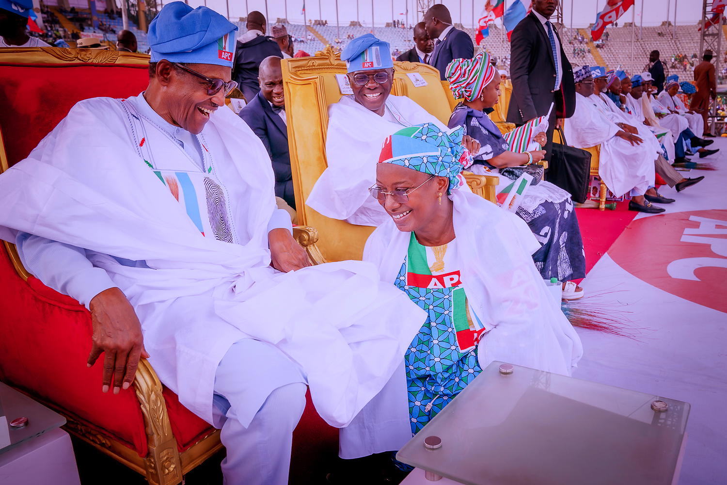 Photos: Buhari participates at Grand Finale of APC Presidential rally ...
