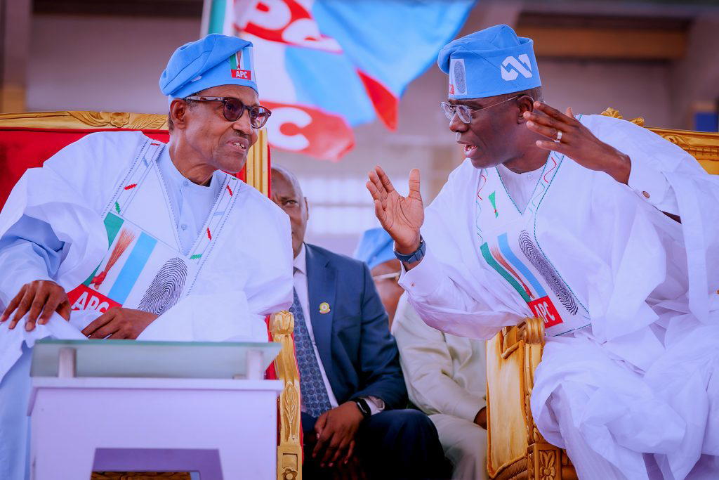 Photos: Buhari participates at Grand Finale of APC Presidential rally ...