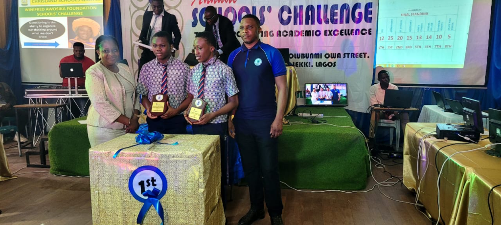 Ambassadors College Ota emerges winner of 2023 Winifred Awosika Schools ...
