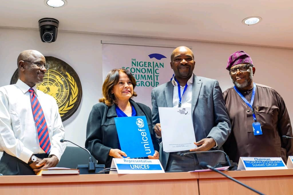 NESG, UNICEF sign MOU to fight child poverty, protect child rights ...