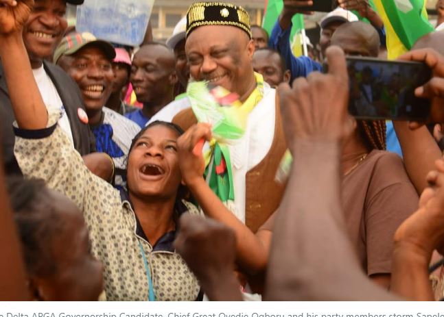 Delta Poll: Ogboru assures Okpe, Ughelli South LGs of development ...