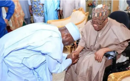 Atiku in closed door meeting with IBB