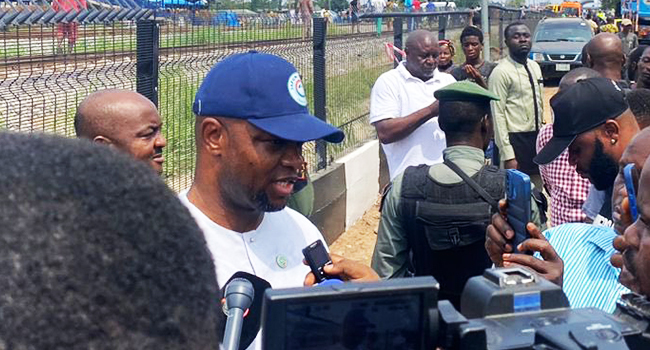 Photos: Sanwo-Olu, Jandor, GRV visit train accident victims