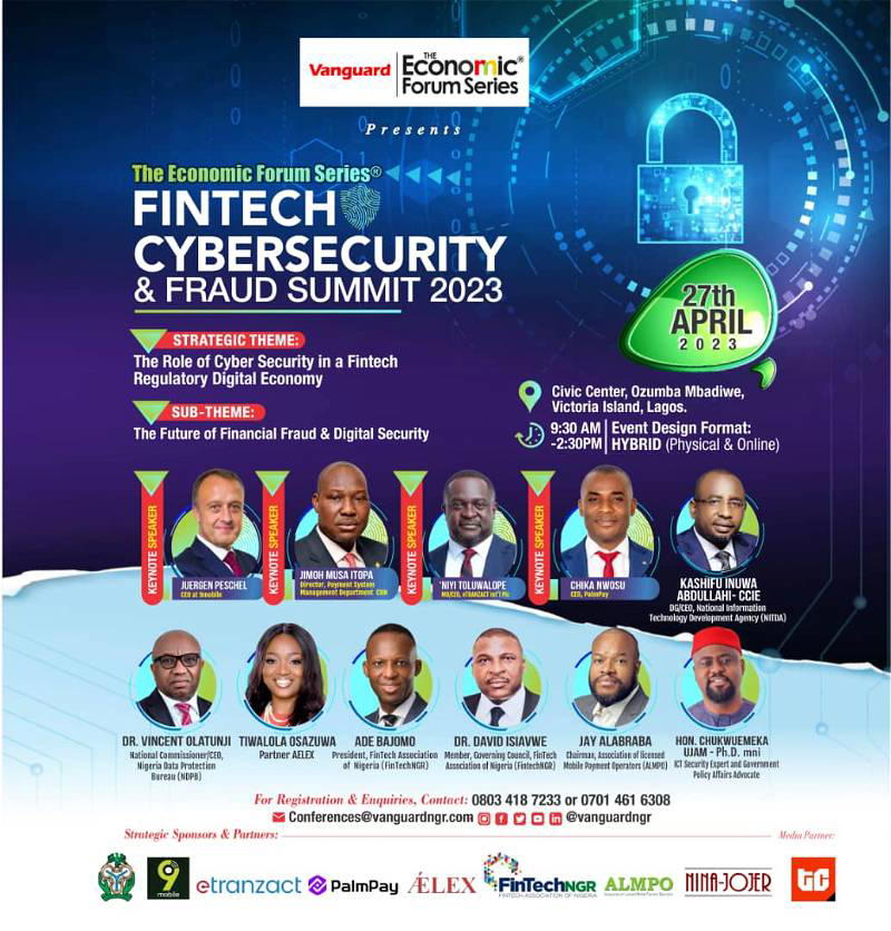 The Economic Forum Series: FinTech CyberSecurity & Fraud Summit 2023 ...