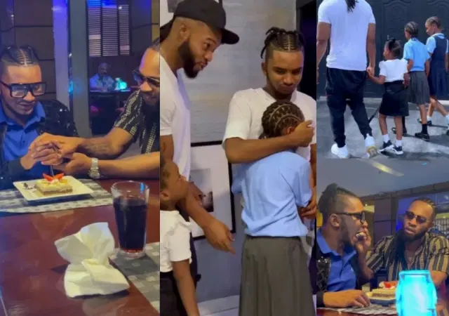 [Video]: Flavour, three daughters celebrate adopted son's birthday ...