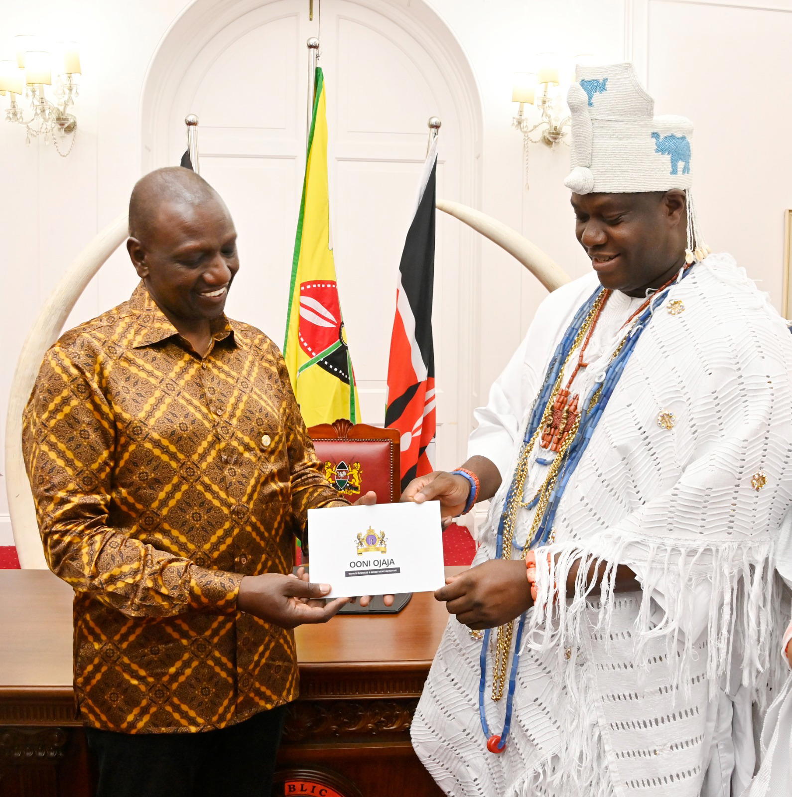 Your Pan-African initiative laudable, Kenyan President tells Ooni ...