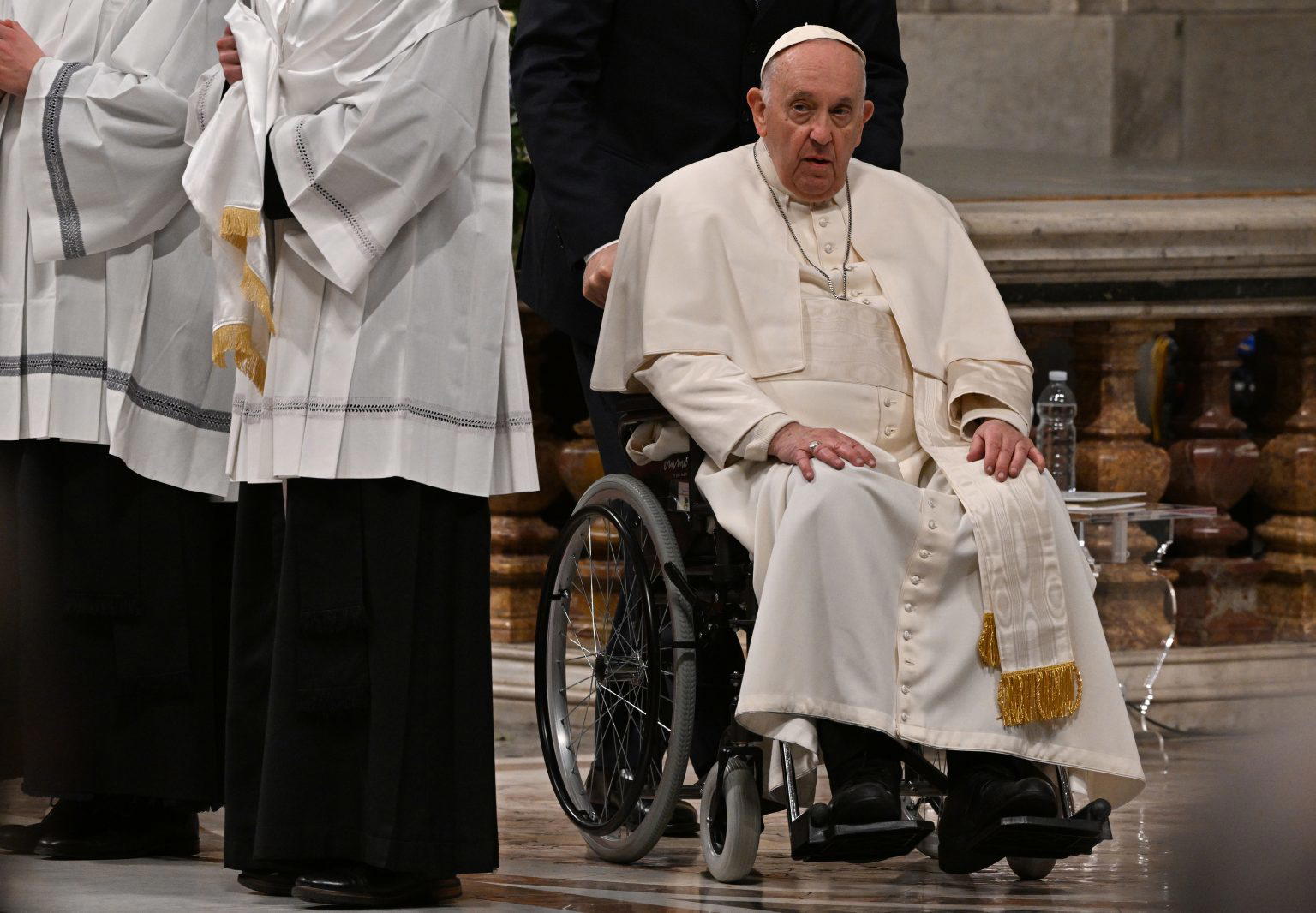 Pope back from illness, expected for Easter Mass - Vanguard News