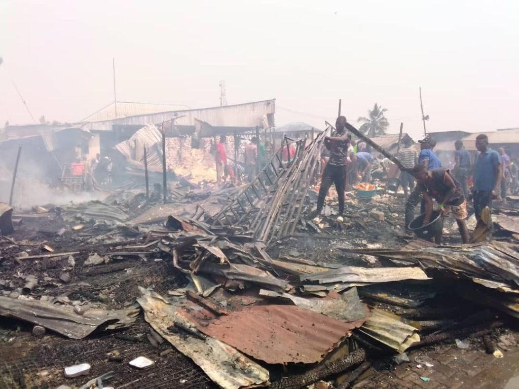 Zaria midnight fire guts 150 shops, goods worth N6bn - Vanguard News