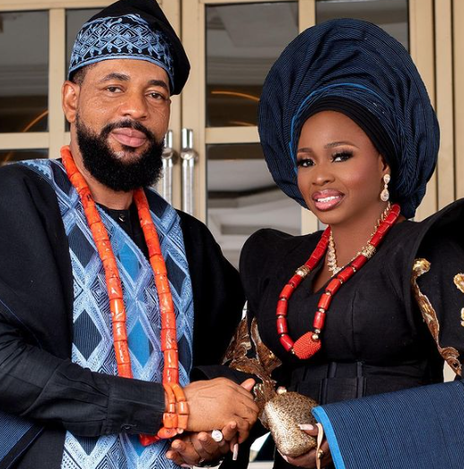 Photos: Late gospel singer, Kefee's ex-husband, Teddy Don Momoh remarries