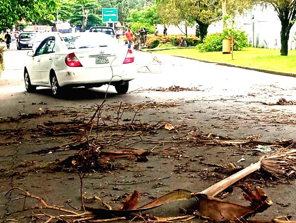C'River: City sweepers block governor's office with garbage over unpaid ...