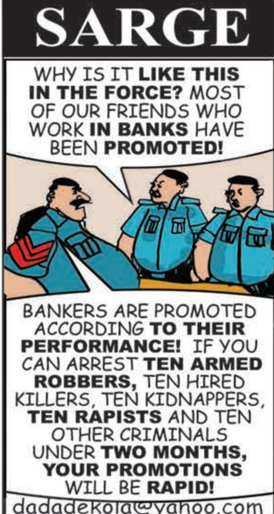 Cartoon: Sarge's condition for promotion - Vanguard News