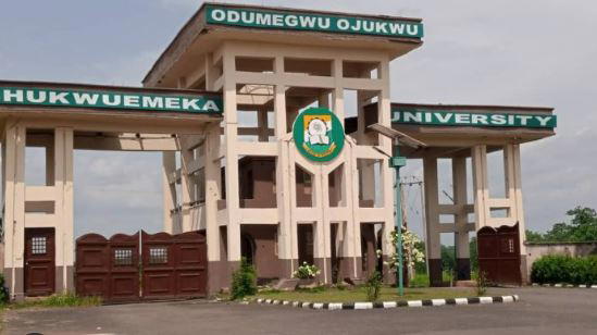 Activities at the Uli campus of the Anambra State-owned Chukwuemeka ...