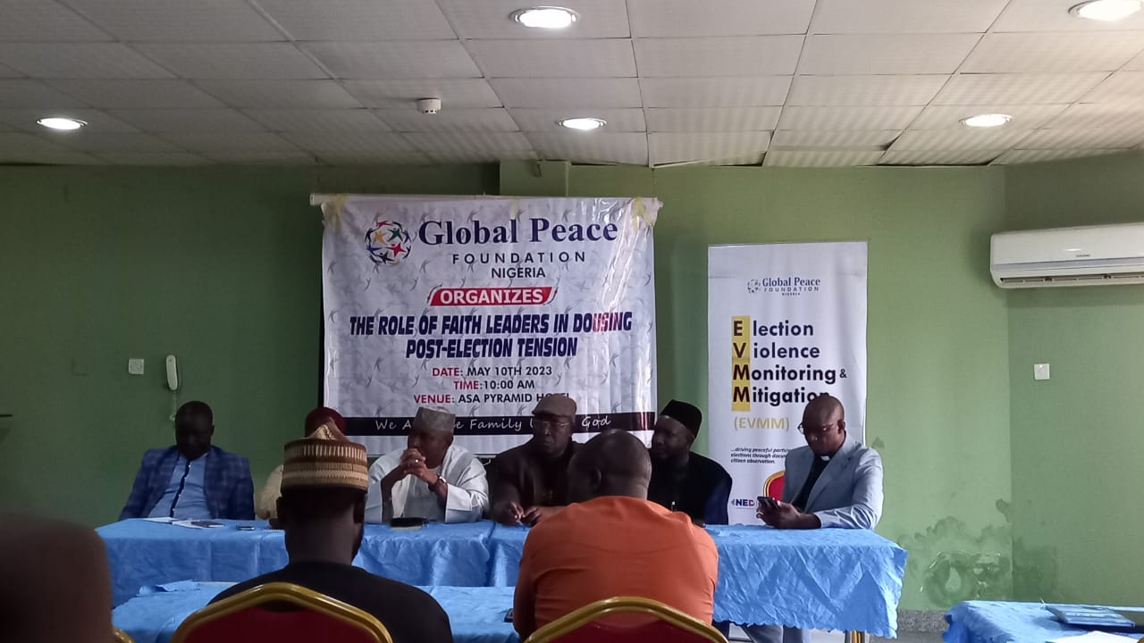 May 29: Group urges religious leaders, CSOs to eschew violence, uphold ...