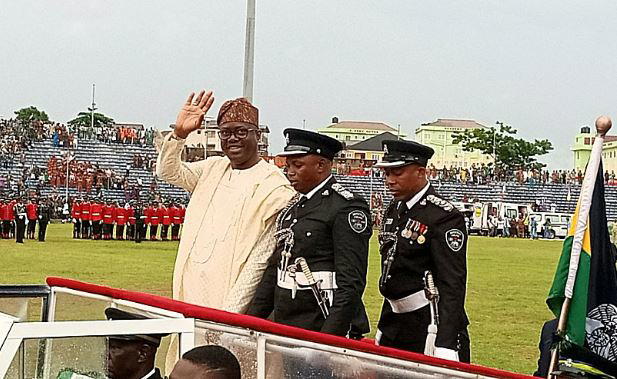 Heavy downpour as Makinde takes oath of office for second term