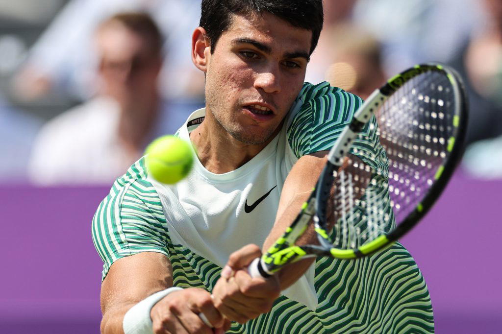 Alcaraz returns to world number one after Queen's win