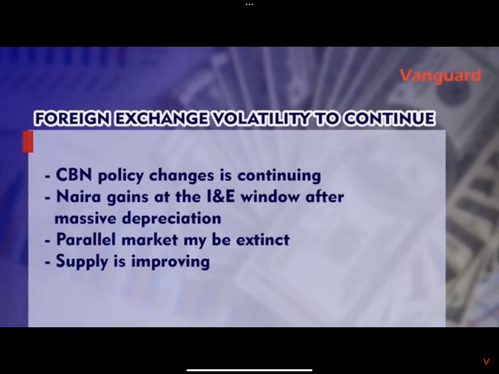 Foreign Exchange volatility to continue - Vanguard News