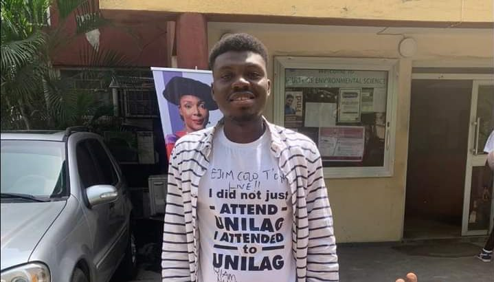 Student activist graduates from UNILAG 7 years after rustication