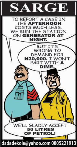 Cartoon: Sarge in subsidy mode - Vanguard News