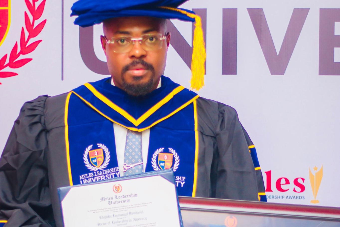 Nwadavid's Honorary Doctorate Degree inspiration to upcoming leaders ...