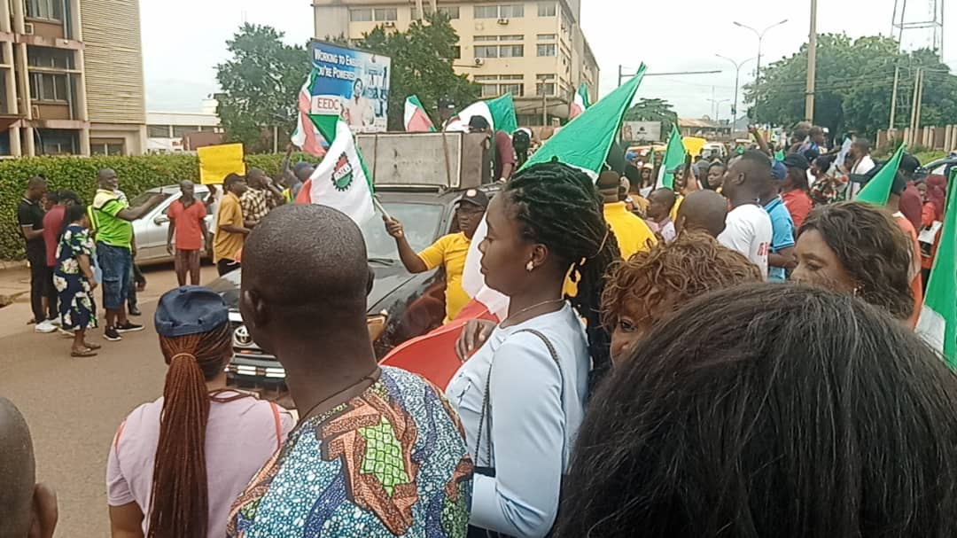 Fuel subsidy removal: Enugu workers join NLC protest - Vanguard News