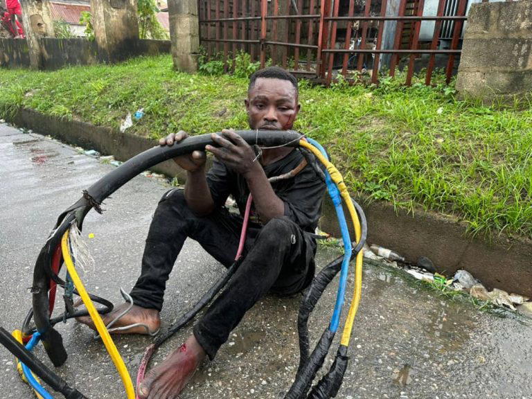 NSCDC arrests power cable thief in Calabar - Vanguard News