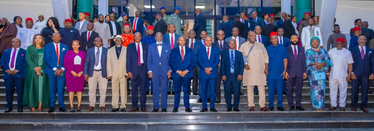 Gov Mbah swears in 20 Commissioners, charges them with service delivery