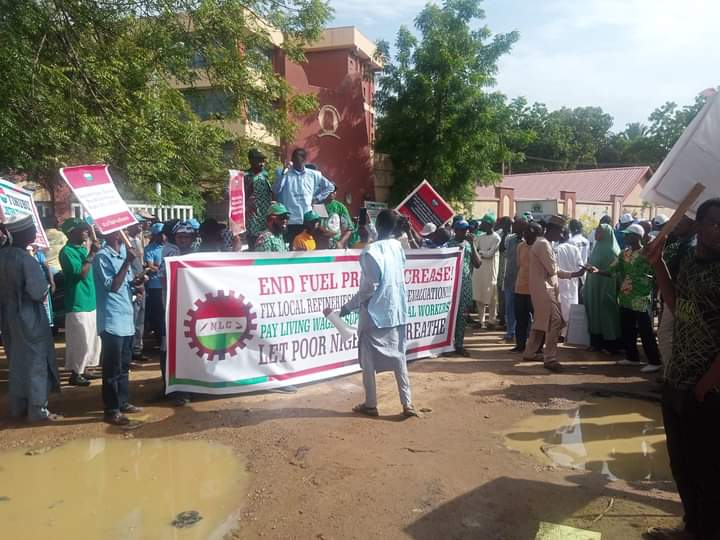 NLC holds peaceful fuel subsidy protest in Kano - Vanguard News