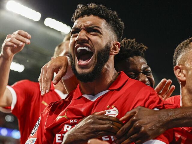 Saibari grabs brace as PSV crush Rangers' Champions League hopes ...