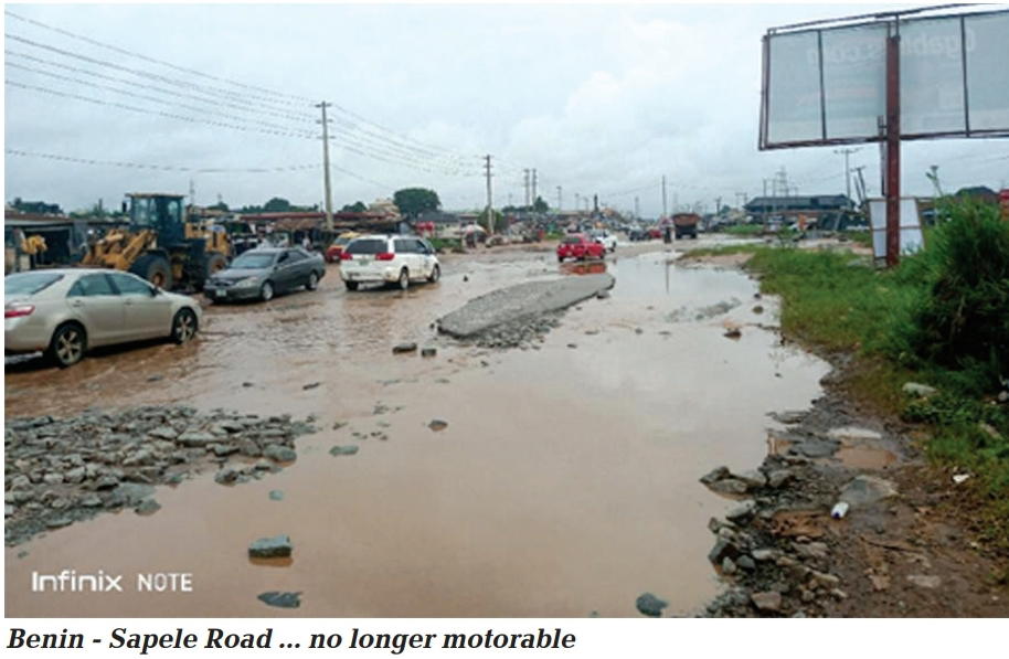 Raging storm over failed federal roads in Edo - Vanguard News