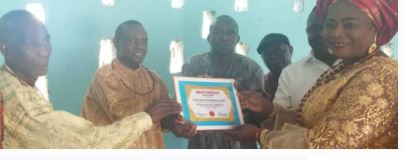 Zone 5 PCRC boss receives award, chieftaincy title - Vanguard News