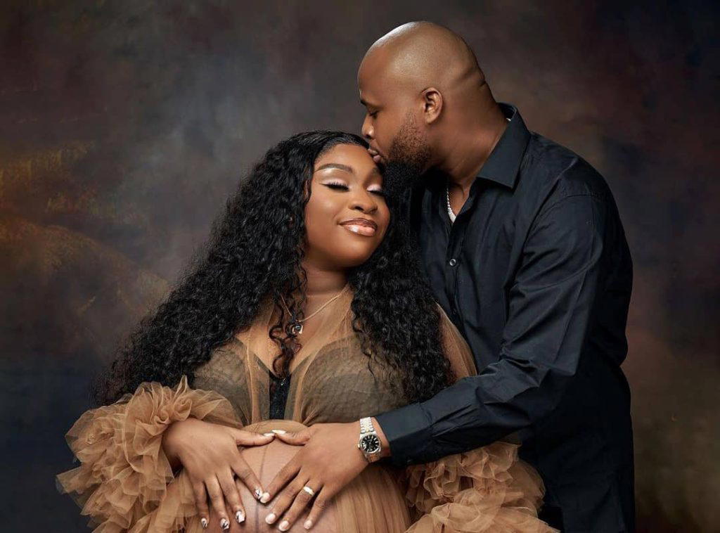 Golden Nsogbu welcomes first child with wife, Rukevwe