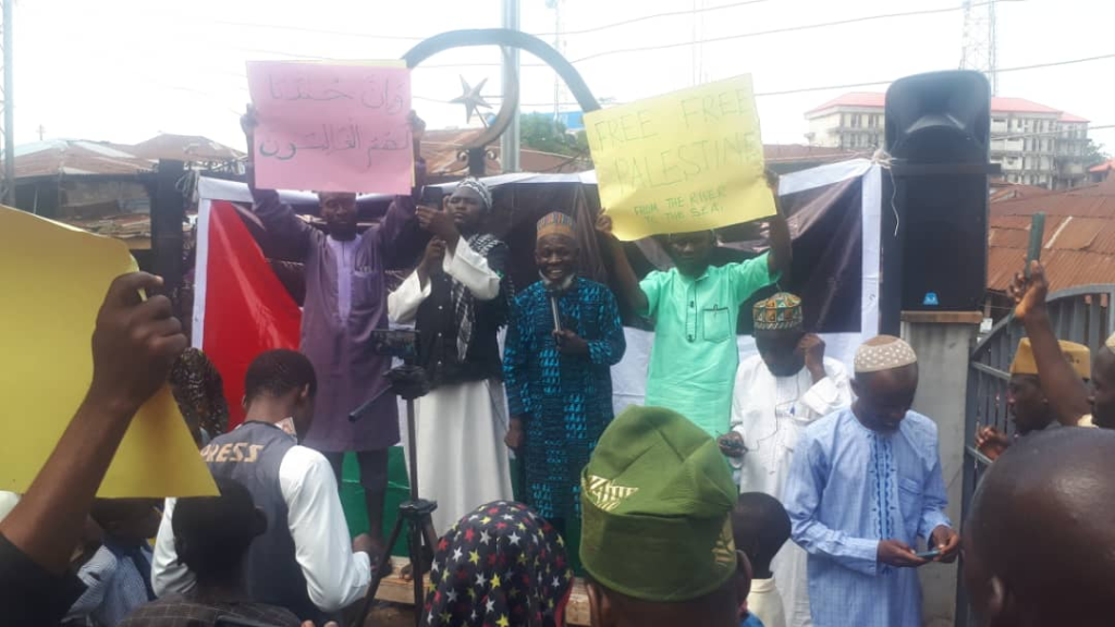 Muslims in Ibadan protest against Israeli onslaught in Gaza - Vanguard News