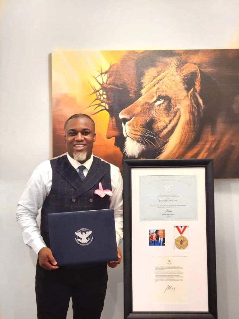 Chigozie Wisdom bags President's Lifetime Achievement Award from Biden