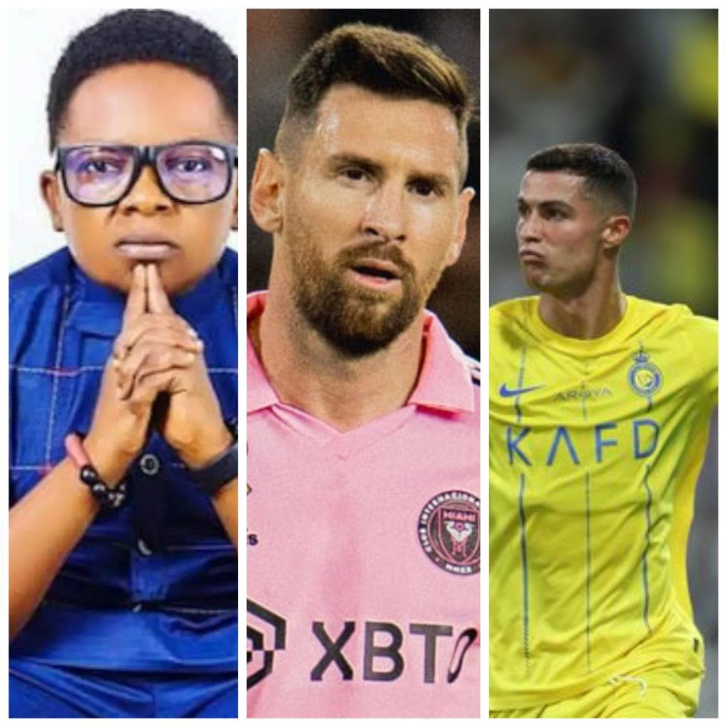 G.O.A.T debate: Popular Nigerian actor Aki picks Messi over Ronaldo ...