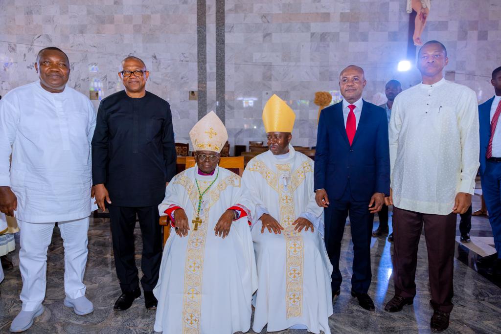 Emulate Bishop Gbuji's selflessness, hard work, Gov Mbah charges Nigerians Emulate Bishop Gbuji's selflessness, hard work, Gov Mbah charges Nigerians