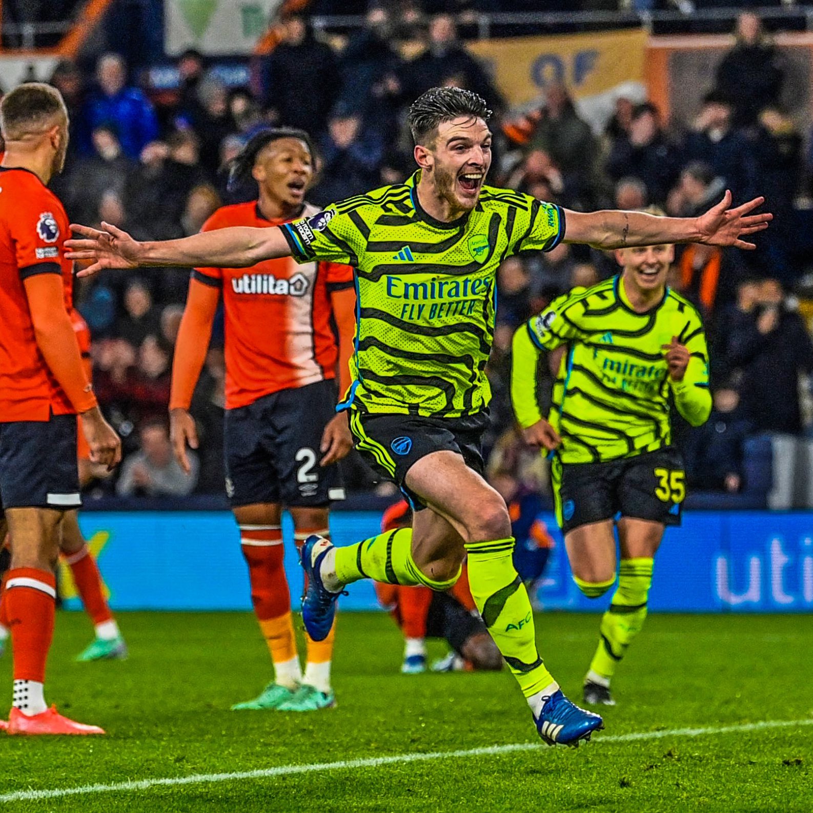 Rice caps Arsenal fightback in seven-goal thriller at Luton - Vanguard News