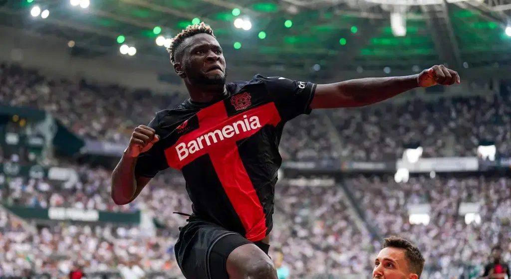 Super Eagles striker Boniface strikes to snatch draw for Leverkusen ...