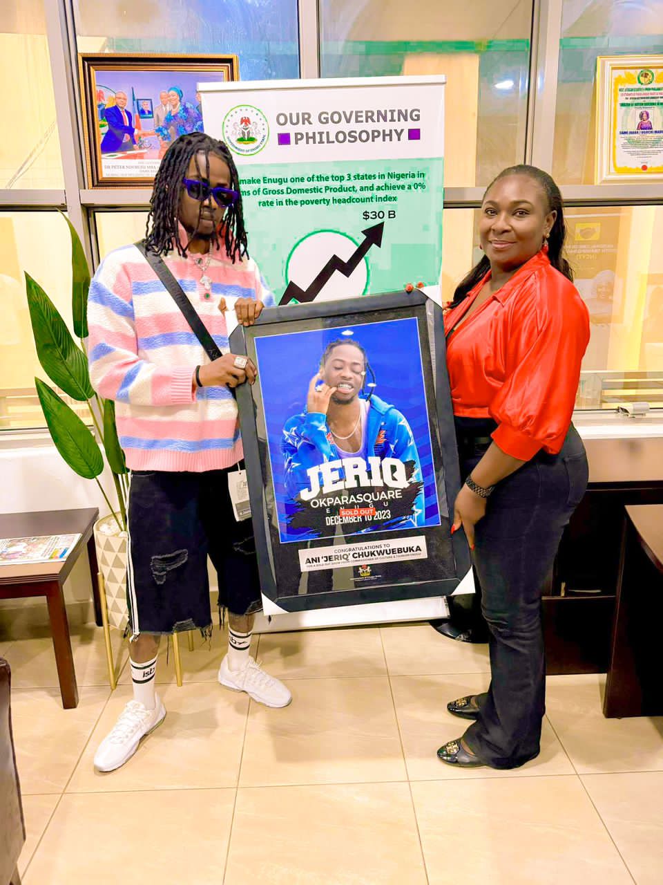 Excitement as JeriQ sold out 15000 capacity Okpara Square