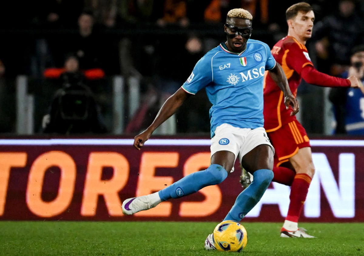 Osimhen sent off in Napoli's loss to Roma - Vanguard News