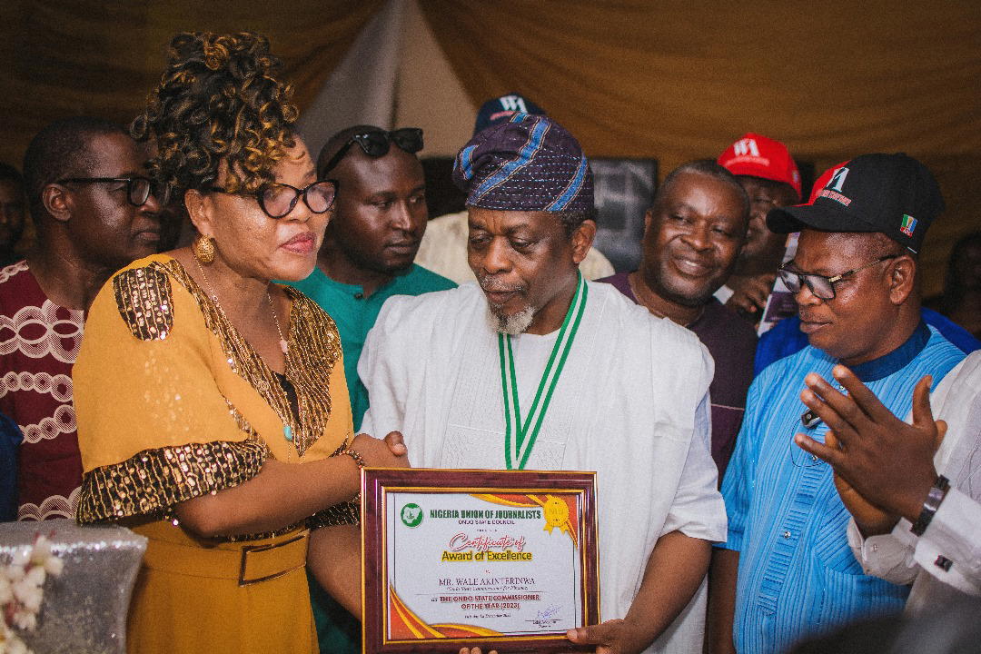 Ondo finance commissioner, Akinterinwa wins NUJ award - Vanguard News